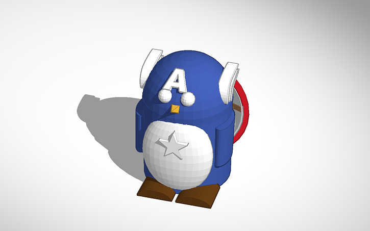 3D design Captain Pengu | Tinkercad
