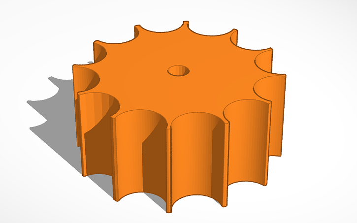 3D design rotor free energy - Tinkercad