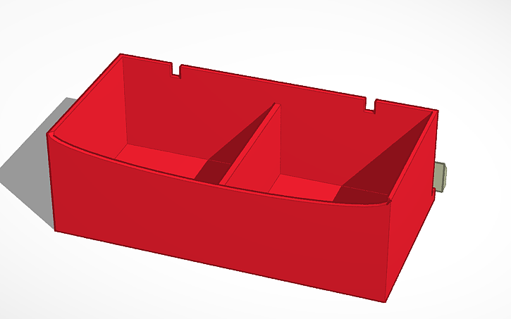 3D design bin - Tinkercad