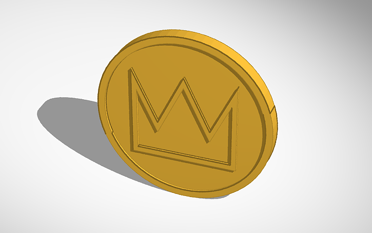 3D design yet another coin - Tinkercad