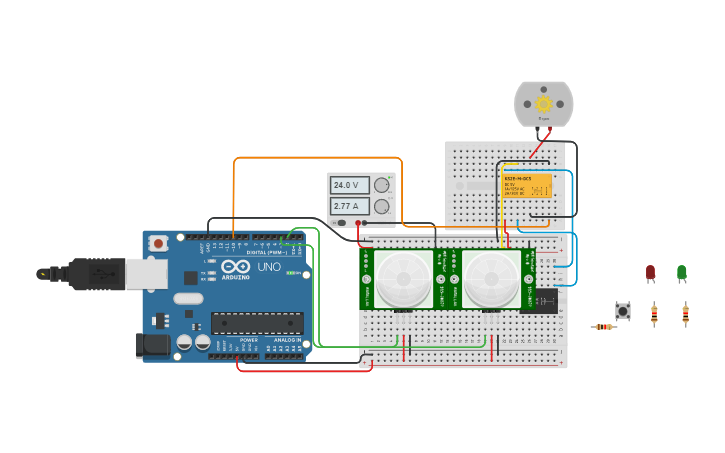 Circuit design Pc 2 | Tinkercad