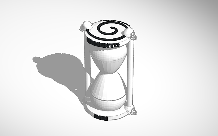 3D design Momento Mori Hourglass | Tinkercad