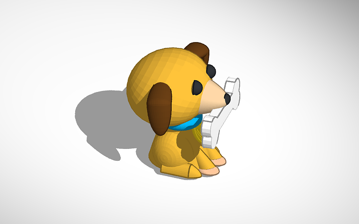 3D design Dog - Tinkercad
