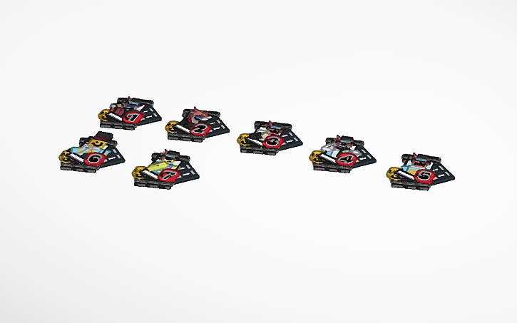 3D design Idle Death Gamble Characters - Tinkercad