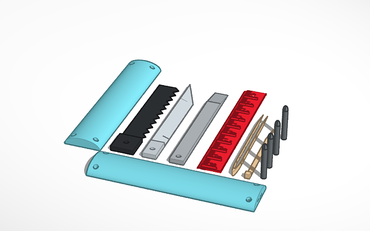 3D design Pocket Tool Kit - Tinkercad