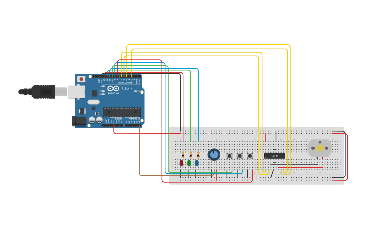 Circuit design Atividade 07 - Tinkercad
