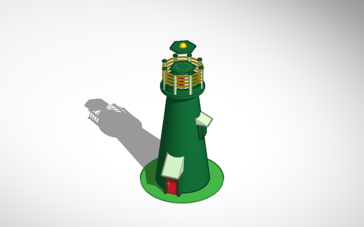 3D design Lighthouse - Tinkercad