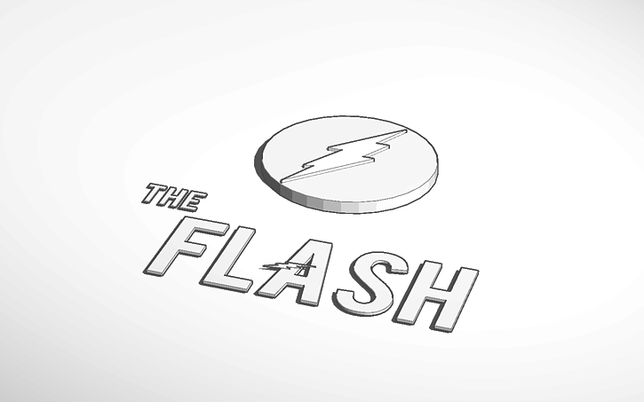 3D design The Flash - Tinkercad