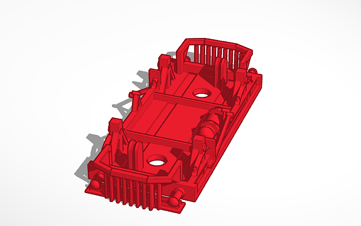 3D design Train Bogey - Tinkercad