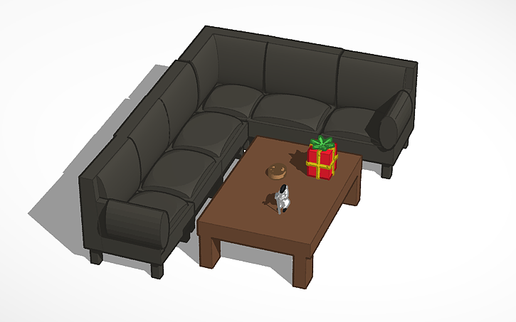 3D design My couch - Tinkercad
