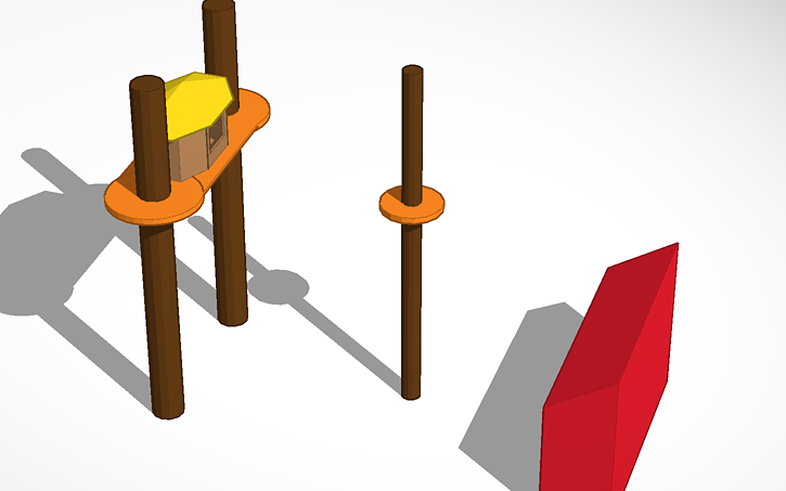 3D design Octagon Treehouse - Tinkercad