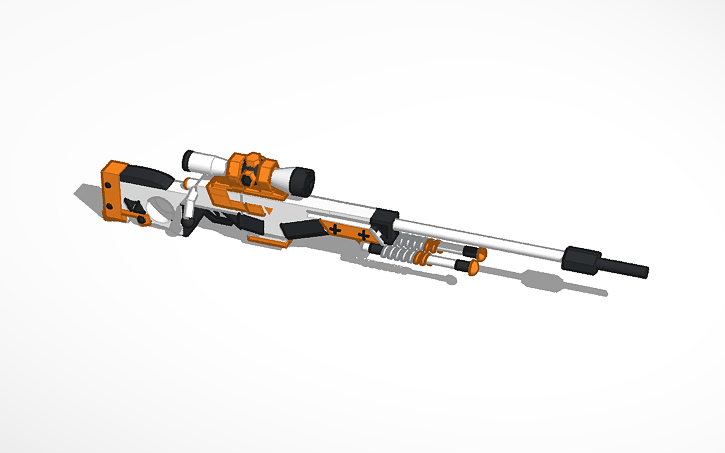 3D design Airsoft AWP | Tinkercad