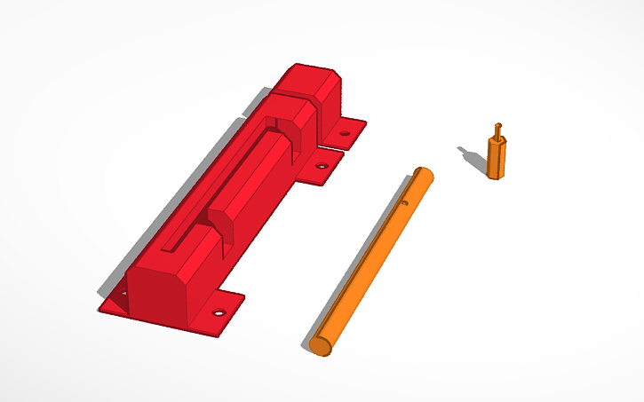 3D design lock - Tinkercad