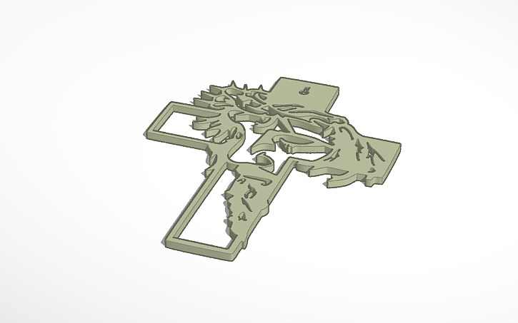 3D design Christ-Cross (large) - Tinkercad