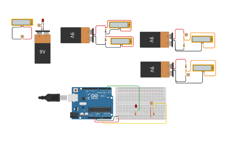 Circuit design ldr | Tinkercad