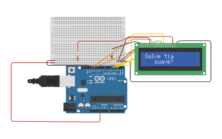 Circuit design Állan e Alison - Tinkercad