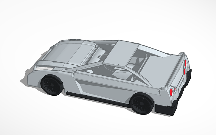 3D design nissan gtr r35 | Tinkercad