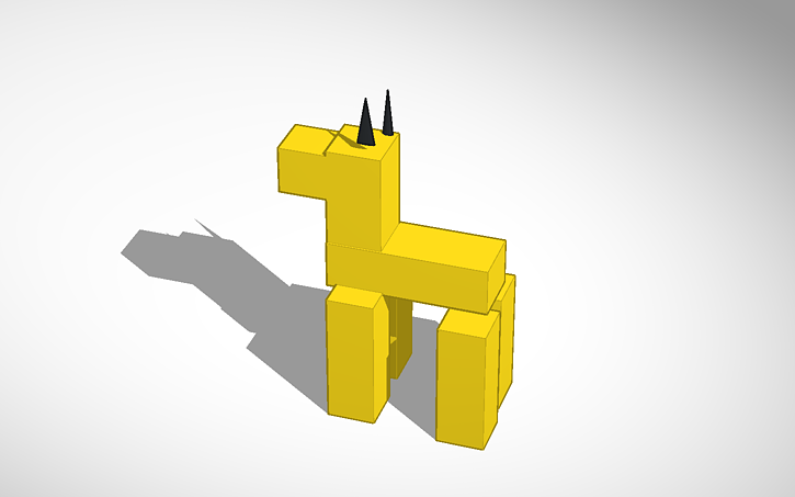 3D design Giraffe | Tinkercad