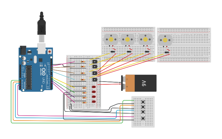 Circuit design VendingMachineSamePrice - Tinkercad