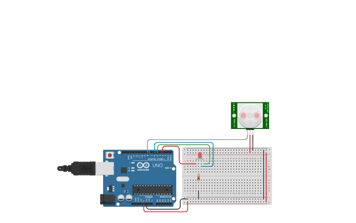 Circuit Design Circuit Desing Sensor De Movimiento De Jorge Luis Mendiola Tinkercad