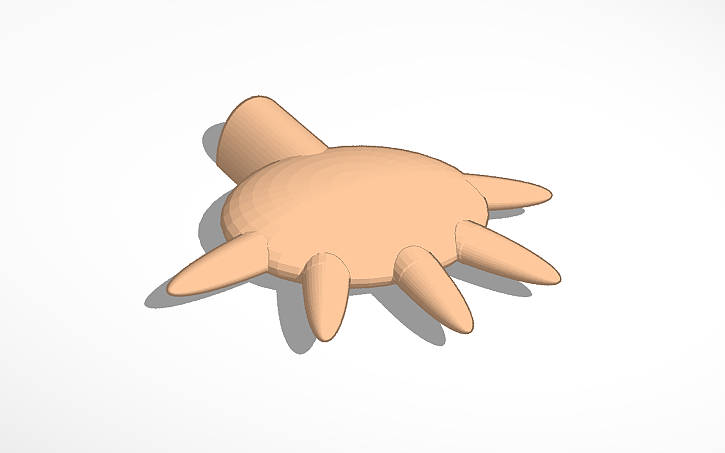3D design Nail Hand | Tinkercad
