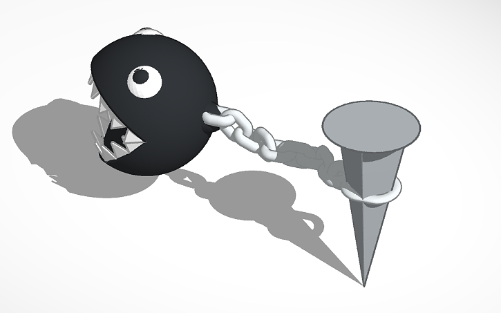 3D design Mario (Chomper) | Tinkercad