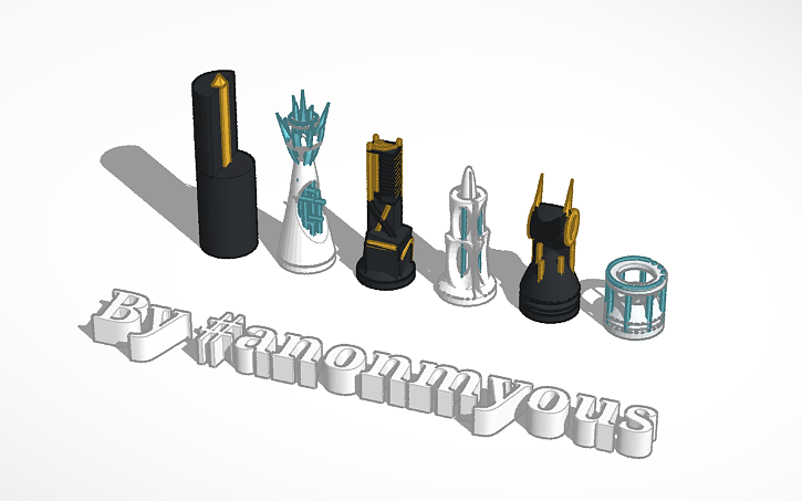 3D design Chess - Tinkercad