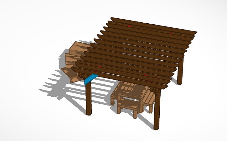 3D design Copy of Patio | Tinkercad