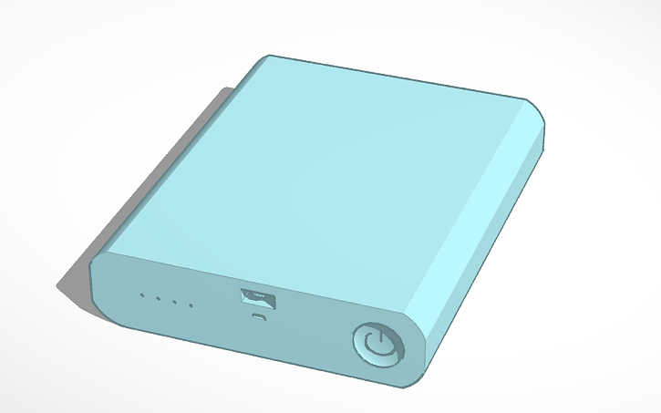 3D design XIAOMI power bank - Tinkercad