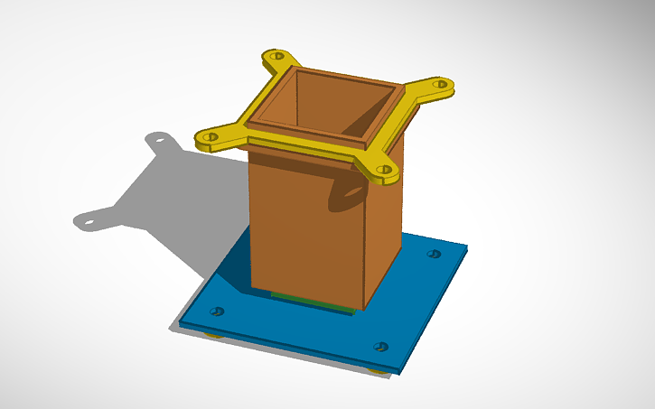 3D design Radeon HD 5450 - GPU Chiller - Mk. 1 - Tinkercad