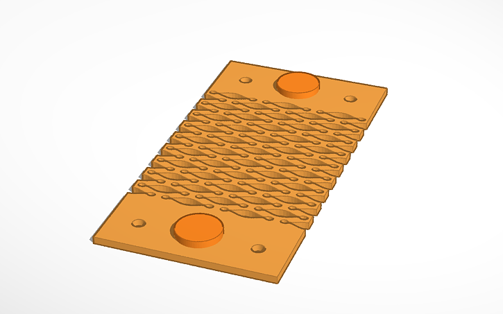 3D design Living Hinge - Tinkercad