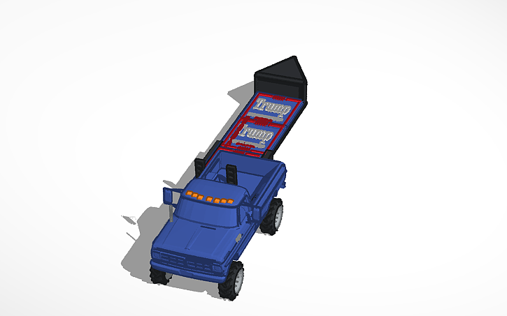 3D design Gooseneck Trailer | Tinkercad