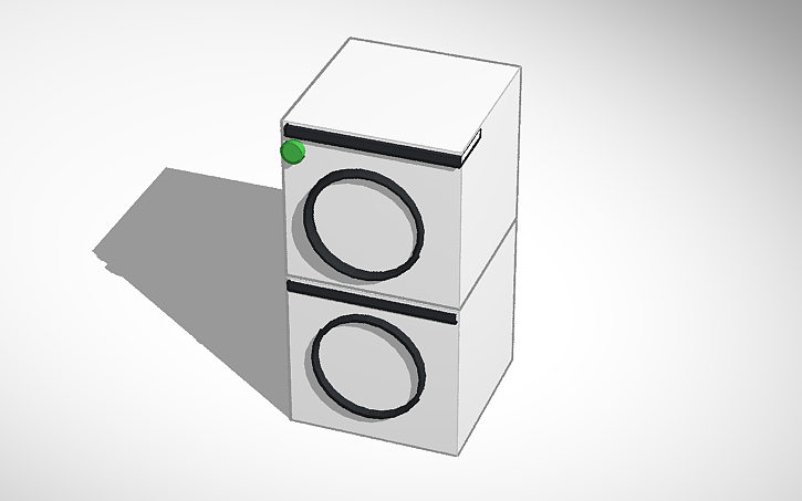 3D design LG 세탁기 - Tinkercad