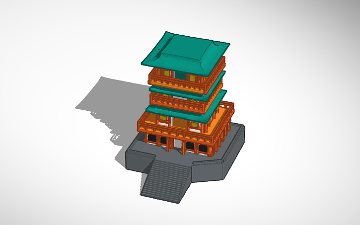 3D design seiganto-ji, japan - Tinkercad