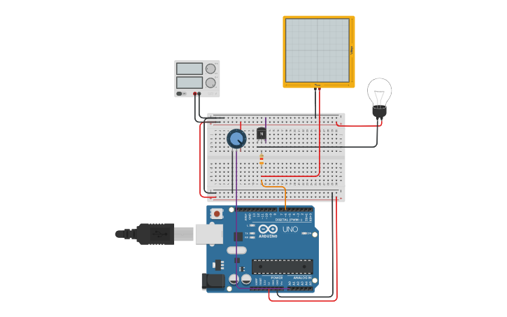 Circuit design PWM sensor aumento y decremento - Tinkercad