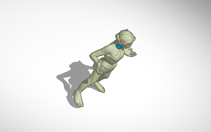 3D design Head statue - Tinkercad