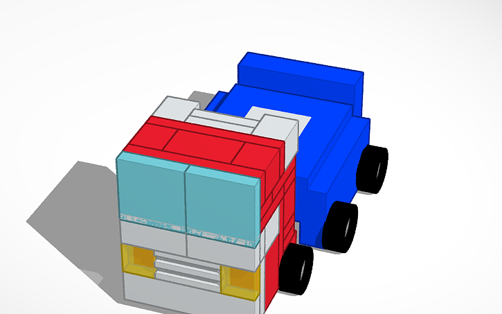 3D design transformers: bumblebee movie optimus prime - Tinkercad