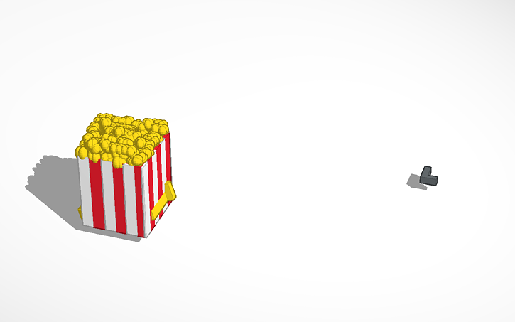 3D design Copy of Popcorn | Tinkercad