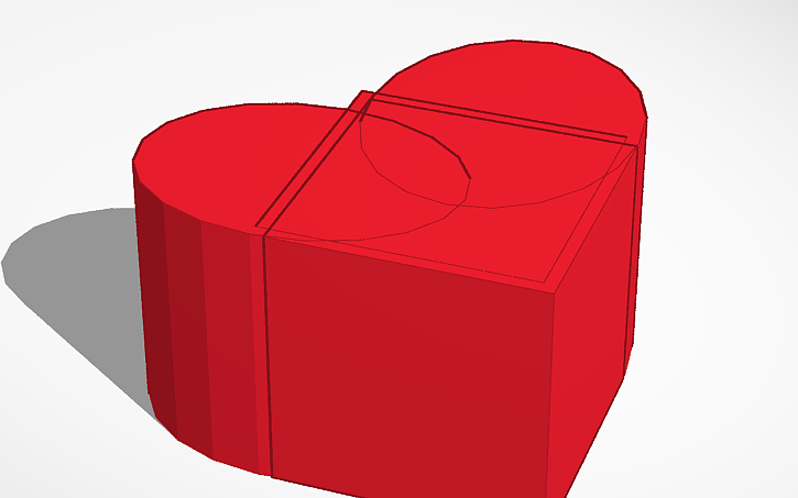 3D design Heart - Tinkercad