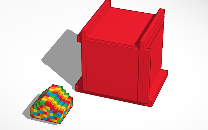 3D design box inside box - Tinkercad