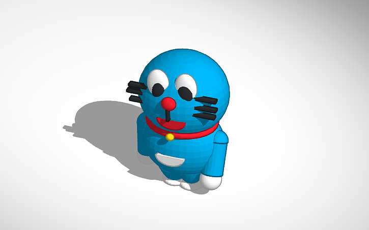 3D design Doraemon | Tinkercad