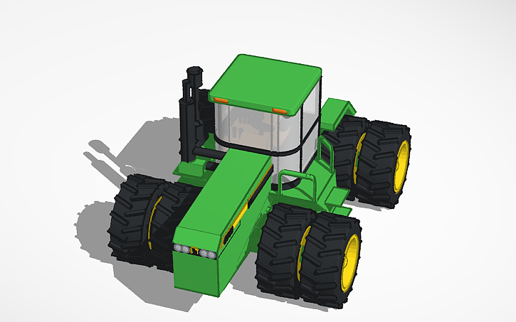 3D design John Deere 8960 Articulating tractor - Tinkercad