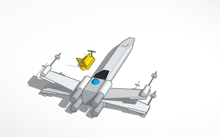 3d Design X Wing And Ladder Tinkercad