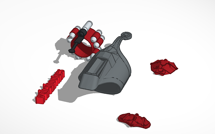 3D design Web shooter collection - Tinkercad