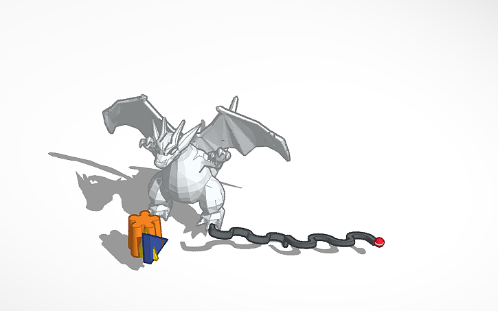 3D design Charizard - Tinkercad