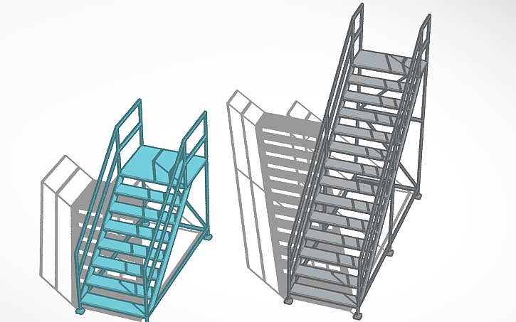 3D design Stairs - Tinkercad