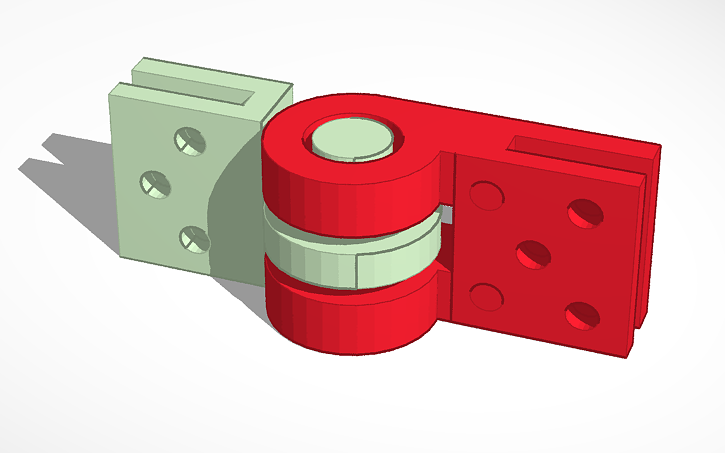 3D design Safe Project Book Hinge - Tinkercad