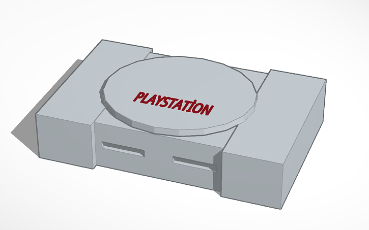 3D design Playstation | Tinkercad