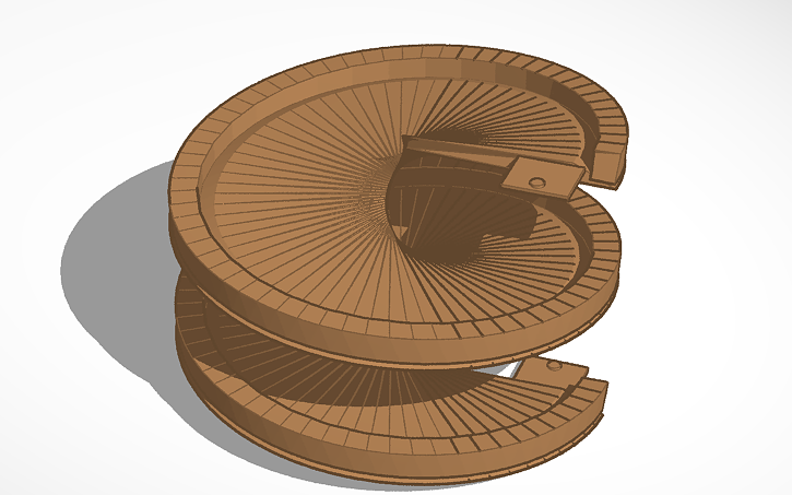 3D design Hot wheels Track Corkscrew - Tinkercad