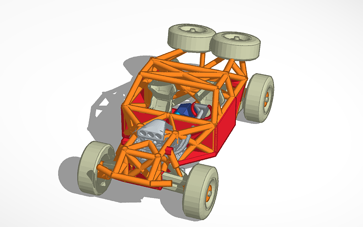 3D design Trophy Truck Complete Chassis unfinished | Tinkercad